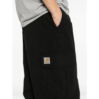 Carhartt Work in Progress Cotton Cargo Trousers - Black
