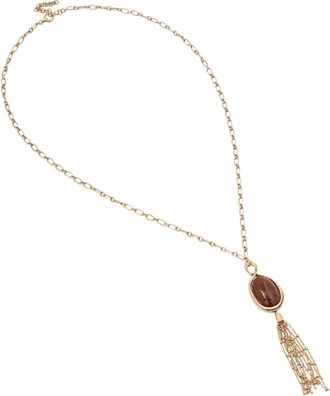 Twinset Femme, Accessoires, Jaune, Taille: ONE Size Collier pendentif