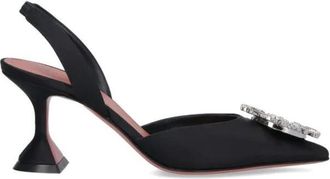 Amina Muaddi Hohe Schuhe - Begum Pumps - Black - Gr. 37,5 (EU) - in Beige - f&uuml;r Damen