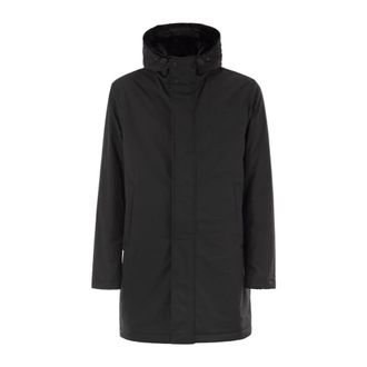 Herno Homme, Manteaux, Noir, Taille: 3XL Long Parka in Keystone and Light Faux Fur