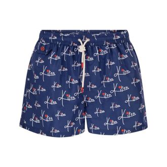 Kiton Beachwear - - Swimwear - Herren - Blau - XL