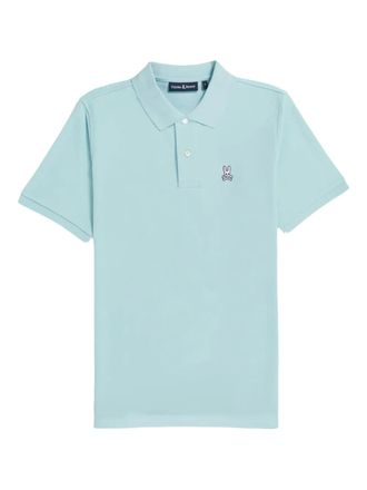 Psycho Bunny polo en coton - Bleu