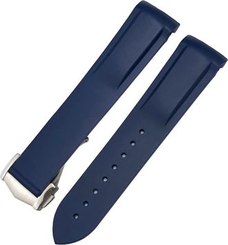 Generic 20 mm Gebogene Gummi -Uhrband -Passform f&uuml;r Omega Moonwatch 300 AT150 -Gurt