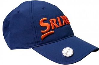 Srixon New Ball Marker Cap Casquette de golf colorée pour homme, Bleu marine, orange, taille unique