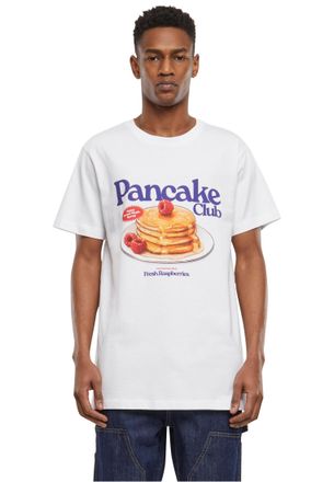 Mister Tee Herren Pancake Club Tee White, M