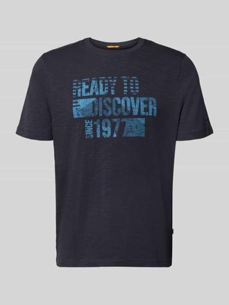 Camel Active Regular Fit T-Shirt aus reiner Baumwolle