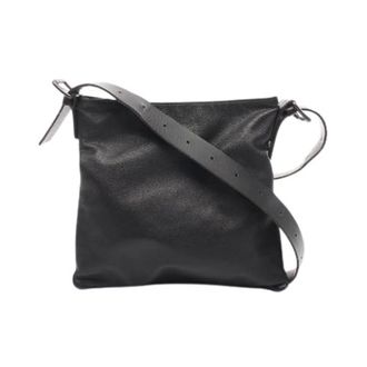 Bottega Veneta Sac bandouli&egrave;re en cuir Intrecciato Pre-owned - Femme - Pre-owned - Noir - Taille: ONE Size
