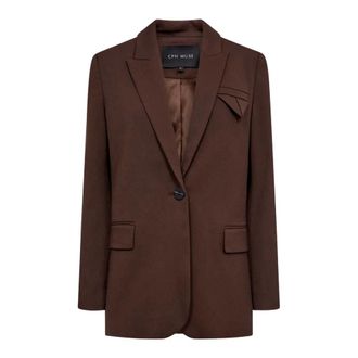 Copenhagen Muse Cmtailor Zweireihiger Blazer - - Jackets - Damen - Braun - L