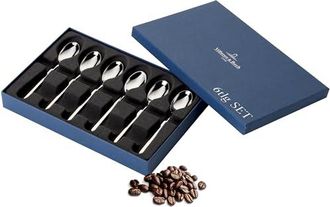 Villeroy & Boch NewWave Cuillères à expresso, 6 pièces, Acier inoxydable