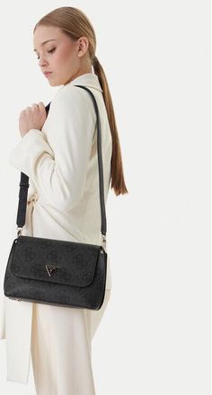 Guess Handtasche Meridian II HWOS69 74200 Schwarz