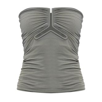 Rick Owens Off-Shoulder Top - - Tops - Damen - Grau - XS