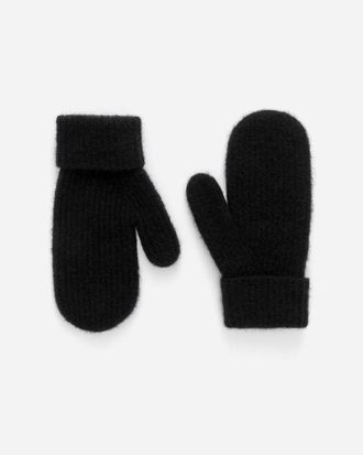 Arket F&auml;ustlinge Aus Wolle Und Alpakawolle -Schwarz