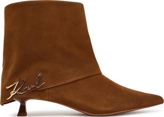 Karl Lagerfeld Stiefeletten KARL LAGERFELD KL30142 Braun