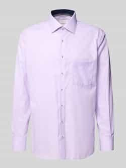 Eterna Regular Fit Businesshemd aus Baumwolle mit Kentkragen