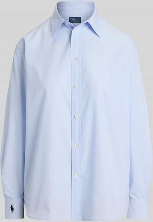 Polo Ralph Lauren Loose Fit Hemdbluse aus reiner Baumwolle