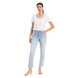 Levi's Femme Jeans 724 High Rise Straight, Cool I Am in Paradis, 27W / 30L
