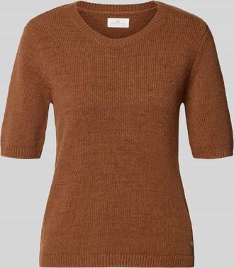 Fynch-Hatton Strickpullover mit Rundhalsausschnitt und 1/2-Arm