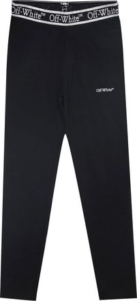Off-white Pantalon Blanc Cass&eacute; Noir