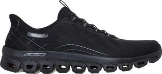 Skechers Gold Step Sneaker f&uuml;r Damen, Zum Reinschl&uuml;pfen (Schwarz)