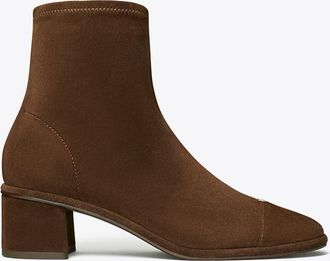 Tory Burch Stiefelette mit Zehenkappe und Absatz