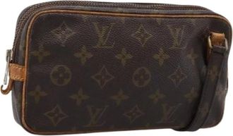 Louis Vuitton Sac bandouli&egrave;re en toile monogramme doccasion - Femme - Pre-owned - Brun - Taille: ONE Size