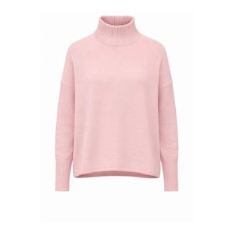 2-Biz Femme, Pulls, Rose, Taille: 40/42 FR Col roul&eacute;s