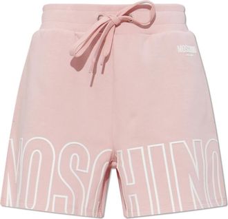 Moschino Femme, Shorts, Rose, Taille: 36 FR Logo Sweat Shorts
