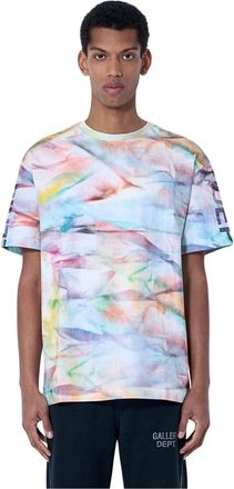 Gallery Dept. Homme, Tops, Multicolore, Taille: 2XL Abstract Print T-Shirt