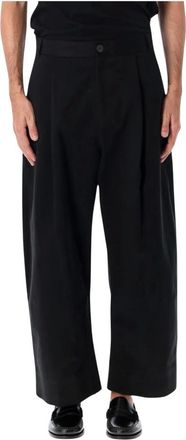 STUDIO NICHOLSON Homme, Pantalons, Noir, Taille: XL Sorte Pant