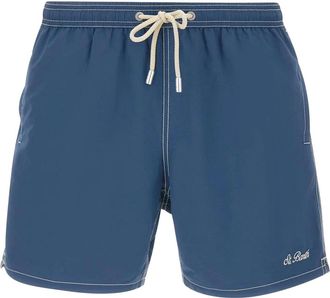 MC2 Saint Barth Homme, Maillots de bain, Bleu, Taille: M Patmos Swim Short With Back Flap Pocket