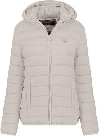 Geographical Norway Steppjacke Hochwertige Outdoorjacke ATIKOTAL (1-St) Steppjacke mit Kapuze