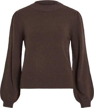 Vila Viril Turtle-Nk Balloon L/S Top - Noos