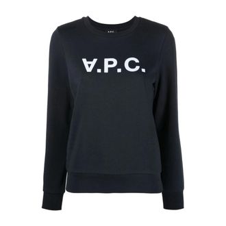 A.P.C. Dunkelblaues Sweat Viva Sweatshirt - - Sweatshirts & Hoodies - Damen - Blau - XS