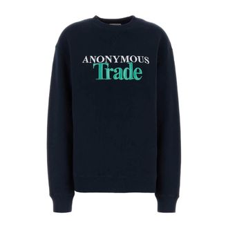J.W.Anderson Femme, Sweatshirts et sweats &agrave; capuche, Bleu, Taille: 38 FR SweaT-shirt Anonymous Trade