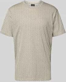 A|X Armani Exchange T-Shirt mit geripptem Rundhalsausschnitt