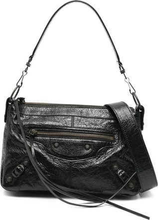 Balenciaga Small Le City Moto Zip Messenger Bag