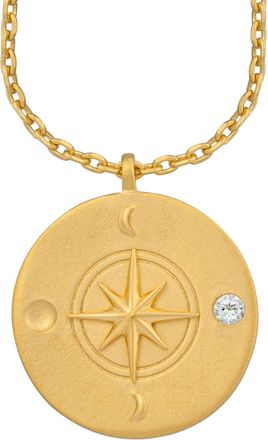 Cai Halskette Element Wasser 925/- Sterling Silber vergoldet Wei&szlig;topaz