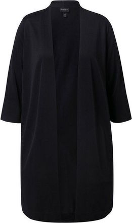 Ulla Popken Sommerjacke Slinky-Longjacke Schalkragen 3/4-Arm