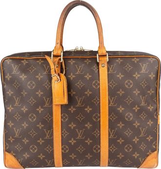 Louis Vuitton Crossbody Bags - Louis Vuitton Monogram Canvas Porte Documents Busi - Gr. unisize - in Braun - f&uuml;r Damen