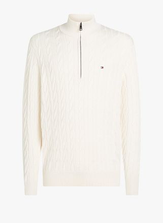 Tommy Hilfiger Pull torsad&eacute; en maille
