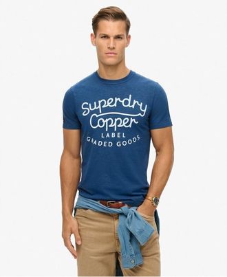 Superdry Copper Label Script Tee