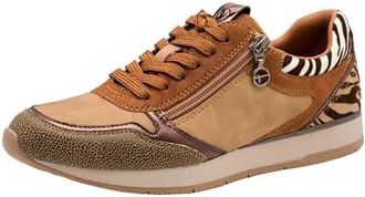 Tamaris Lacets v&eacute;g&eacute;taliens pour Femme, Cognac Comb, 39 EU