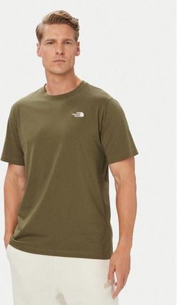 The North Face T-Shirt Evolution Simple Dome NF0A8CZ2 Khakifarben Regular Fit