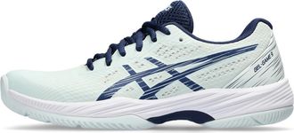 Asics Damen Gel-Game 9 Sneaker, Hellmint/Blaue Weite, 44 EU