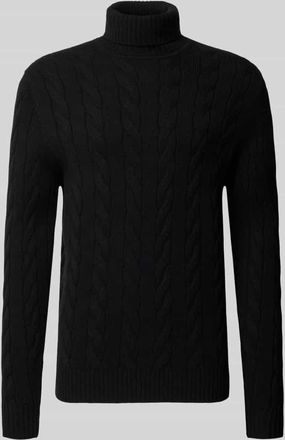 Christian Berg Slim Fit Strickpullover mit Zopfmuster