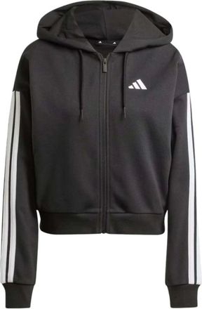 adidas Femme, Sweatshirts et sweats &agrave; capuche, Noir, Taille: 38 FR W 3S FT CRO HD