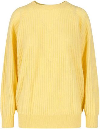 Frame Denim Pull Col Rond - Jaune