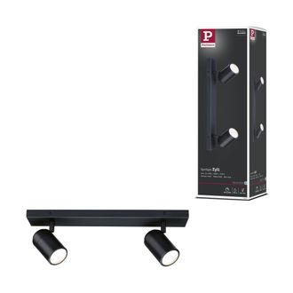 Paulmann 66775 Spotlight Zyli IP44 GU10 230V max. 2x10W dimmbar Schwarz matt