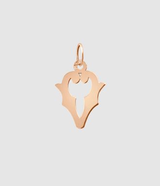 Vanrycke Pendentif Lettrine Or Rose
