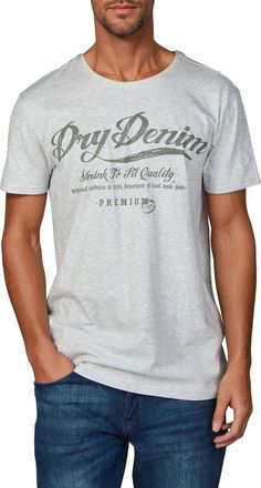 Riverso Tshirt Herren Baumwolle Regular Fit RIVLeon Rundhals Kurzarm Sommer Tee Shirt Print, Gr&ouml;&szlig;e:5XL, Farbe:Hellgrau (A1JD)